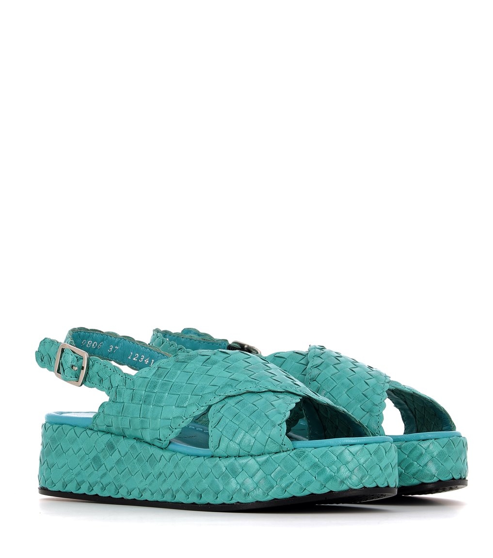 Sandalias Pons Quintana Forli 9806 turquesa